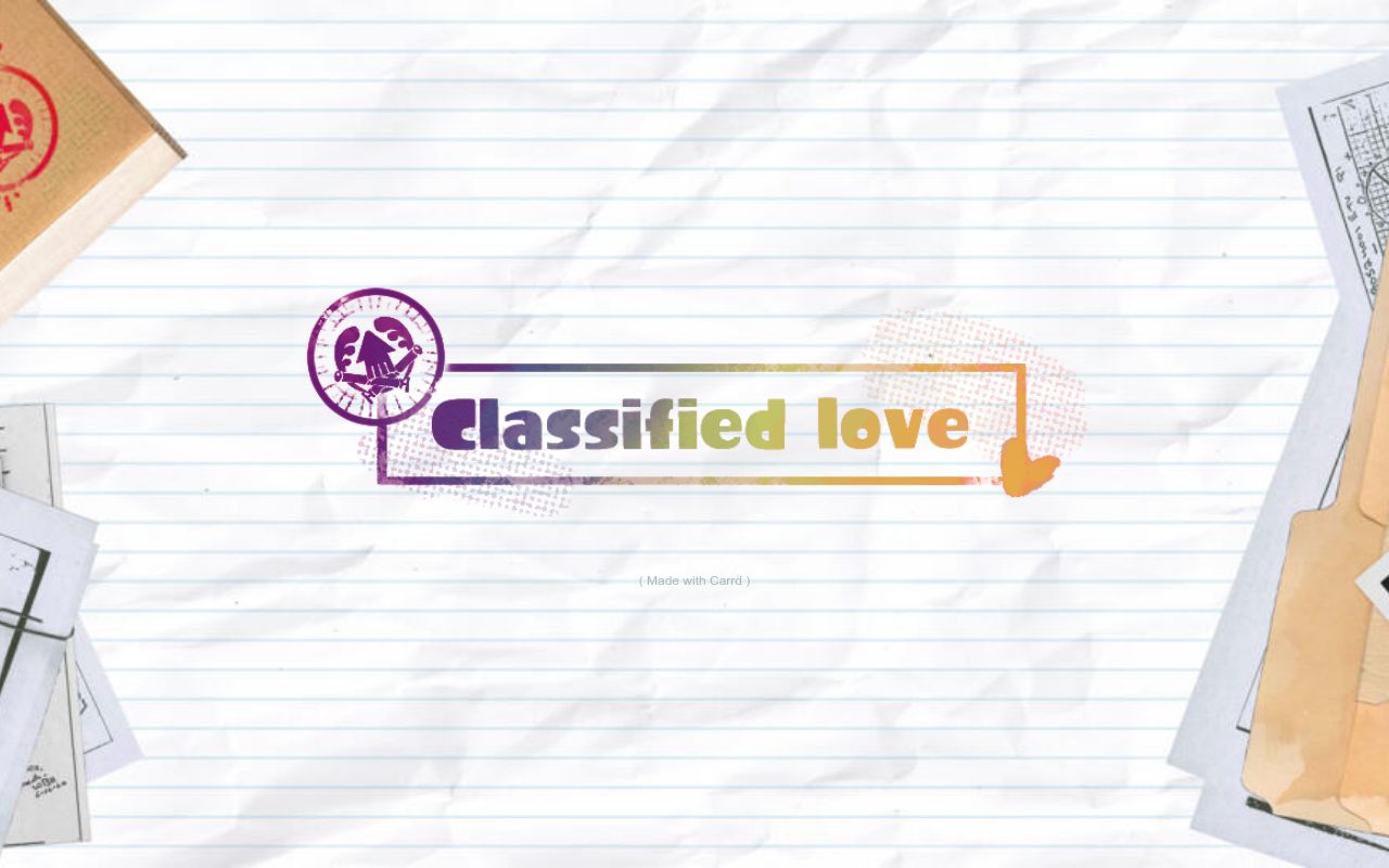 Classified Love Zine